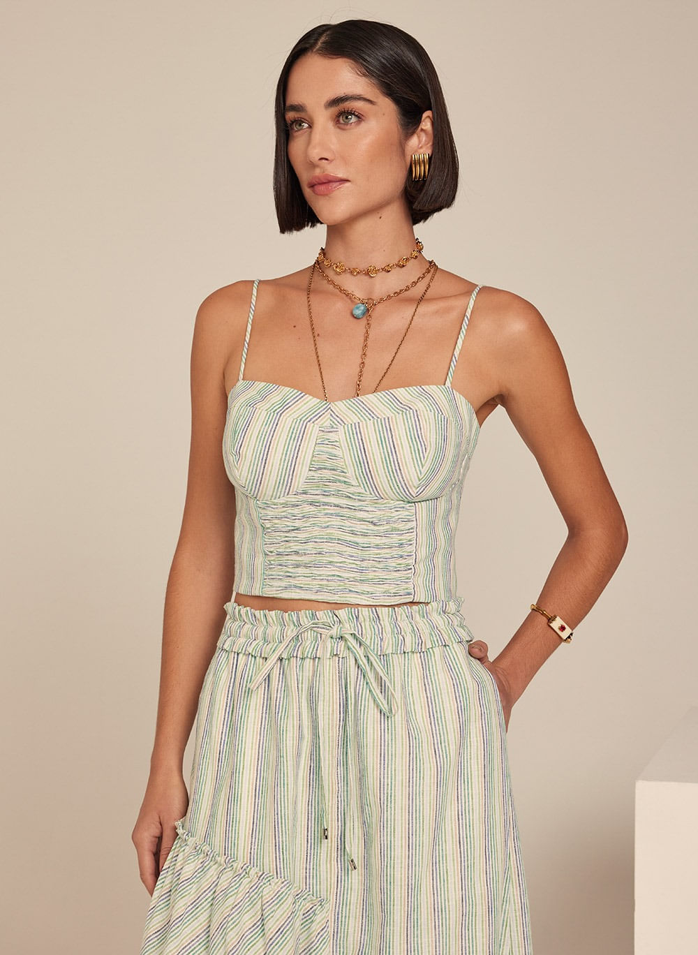 Top Le Lis Corset Sabrina Feminino