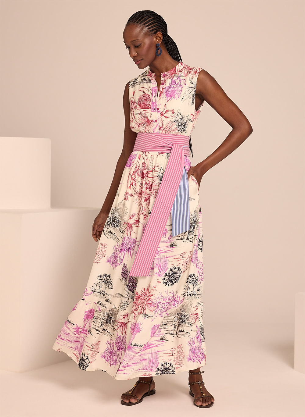 Vestido Le Lis Grace Longo Feminino