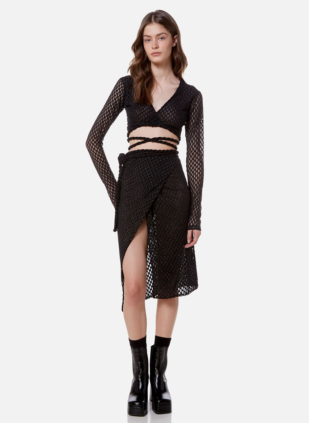 Saia Ampla Alexis John John Feminina