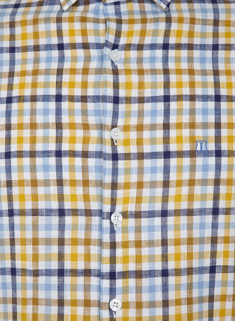 Camisa Slim Xadrez Masculina Individual